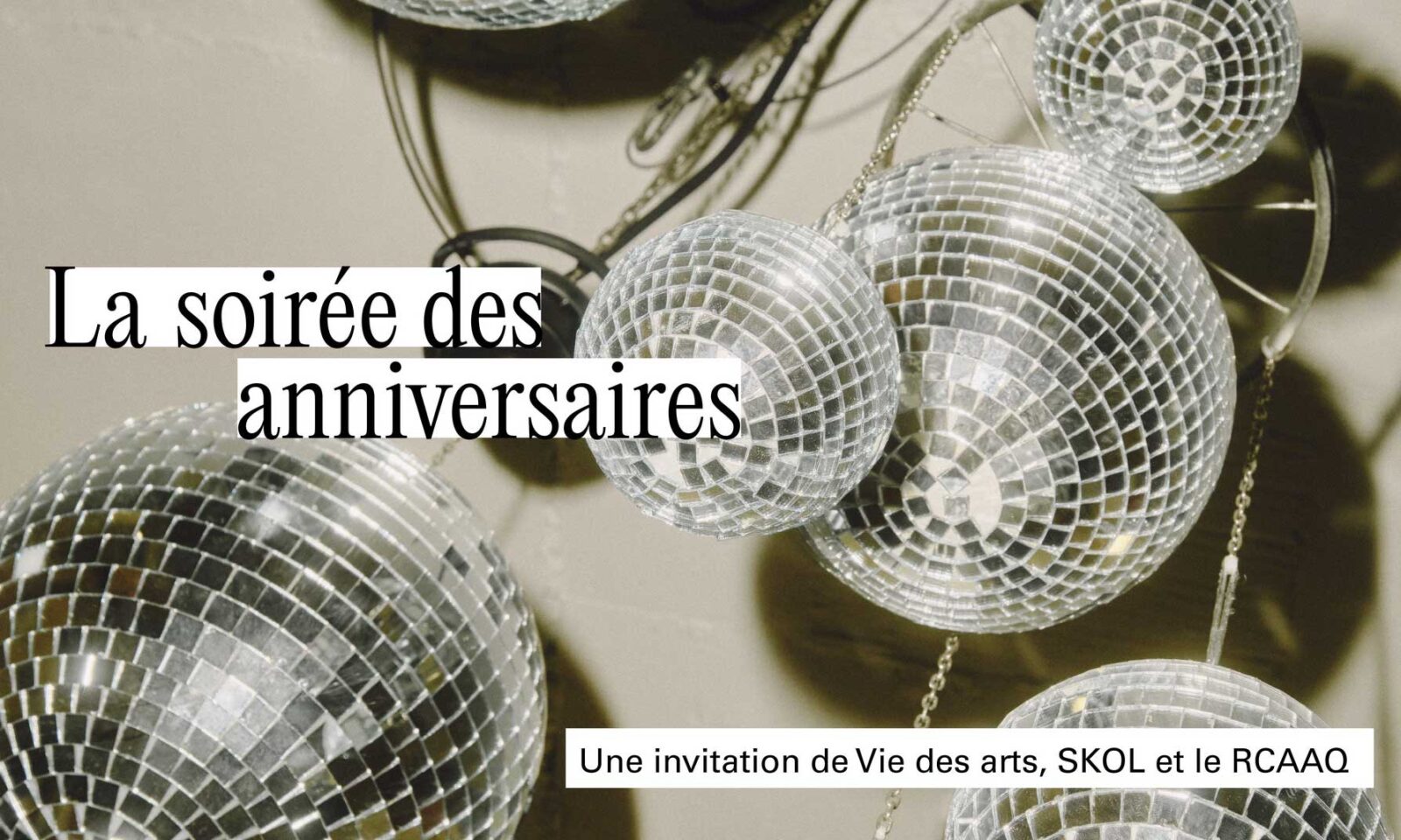 La soirée des anniversaires – Réseau Art Actuel